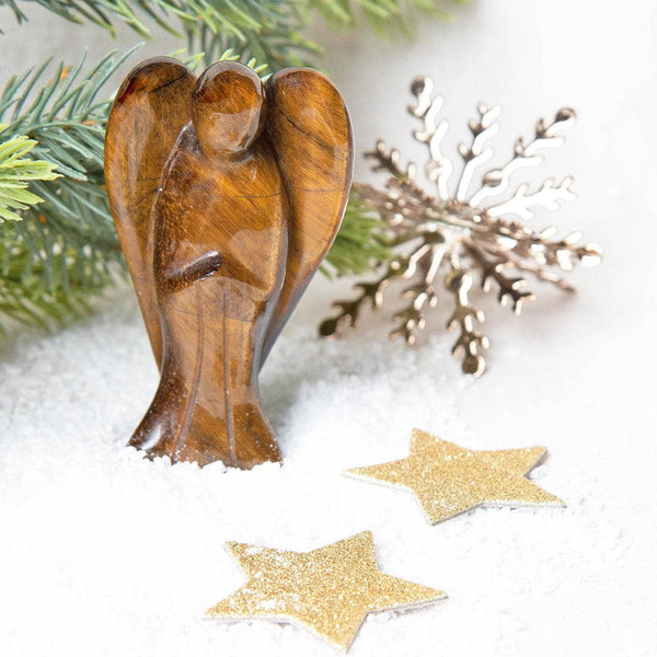 Tiger Eye Angel Pure Crystal 3 4 Tiny Rituals