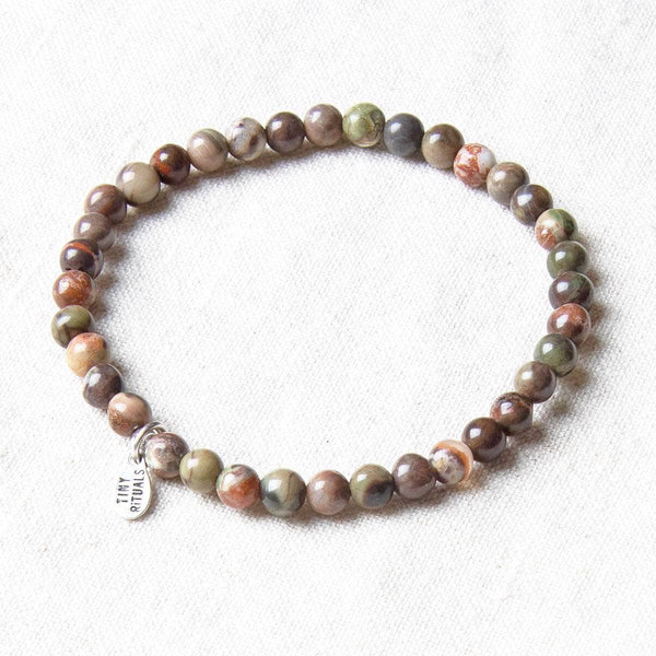 Ocean Jasper Bracelet for Healing and Balance // Tiny Rituals