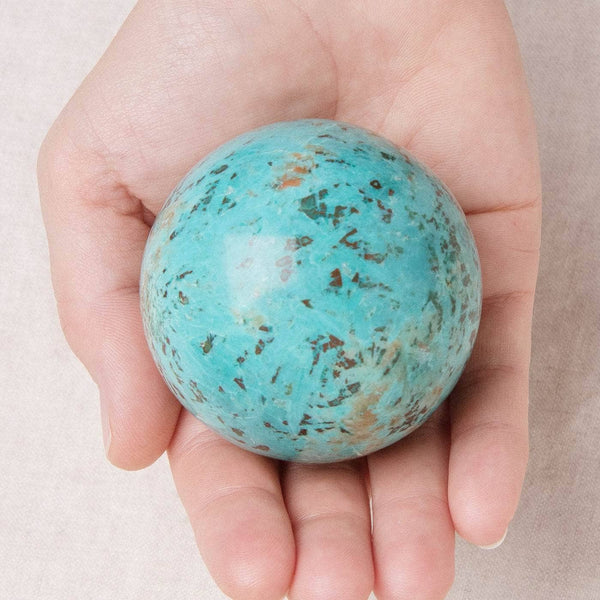 Peruvian Turquoise Spheres - Stunning and Vibrant Stone Spheres