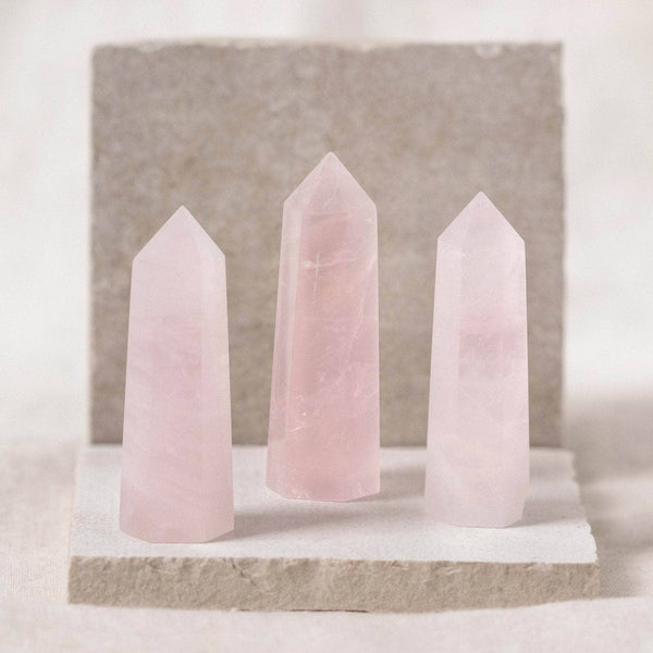 Rose Quartz Crystal Point - Love & Healing