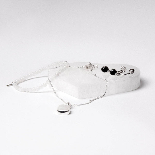 Selenite Heart Charging Plate - Energize Crystals