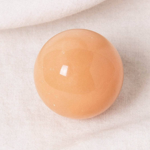 Honey Jade Sphere with Tripod - Natural Healing Stone