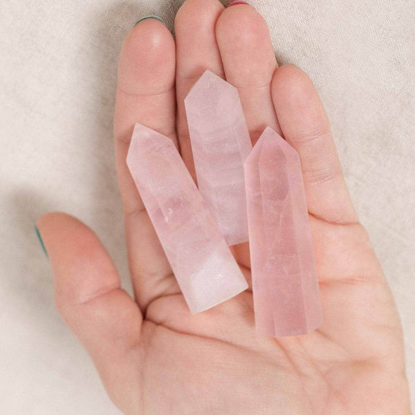 Rose Quartz Crystal Point - Love & Healing