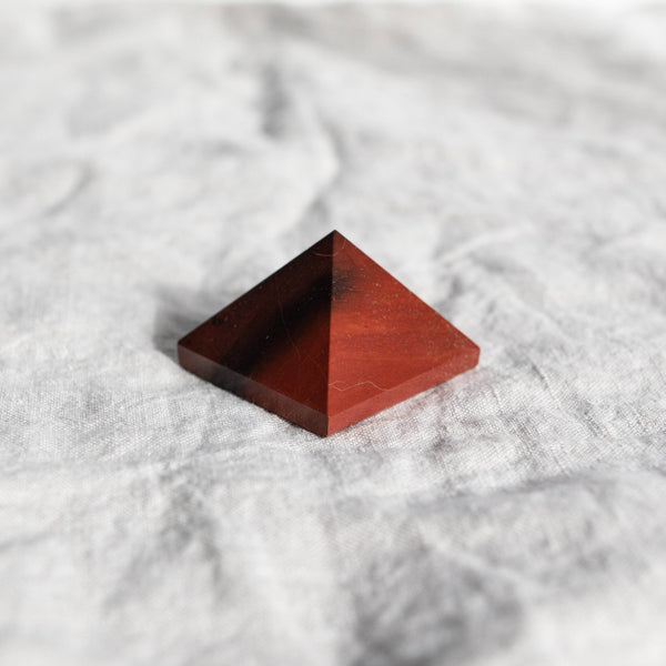Red Jasper Pyramid - Ground Yourself // Tiny Rituals