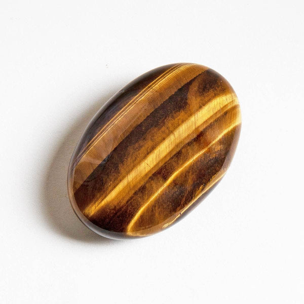 Tiger Eye Palm Stone - Confidence and Protection
