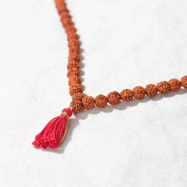 Small Rudraksha Mala w/ 108 Beads // Tiny Rituals