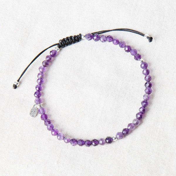 Amethyst Anklet - Pure Crystal // Tiny Rituals
