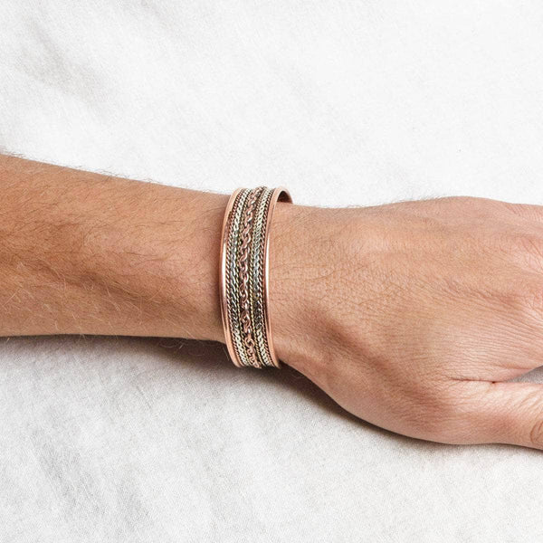 Tibetan Copper Handmade Bracelet - Healing Energy // Tiny Rituals