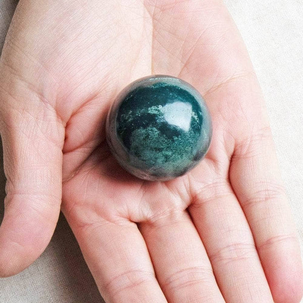 Bloodstone Sphere - Genuine Healing Crystal // Tiny Rituals