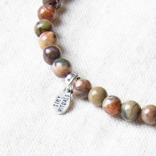 Ocean Jasper Bracelet for Healing and Balance // Tiny Rituals