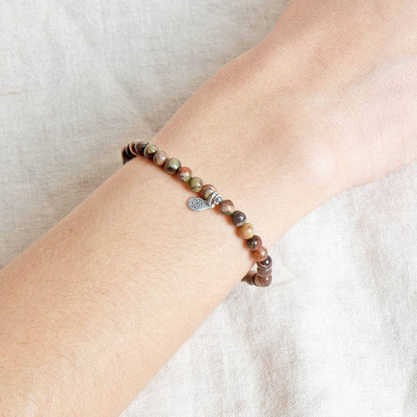 Ocean Jasper Bracelet for Healing and Balance // Tiny Rituals