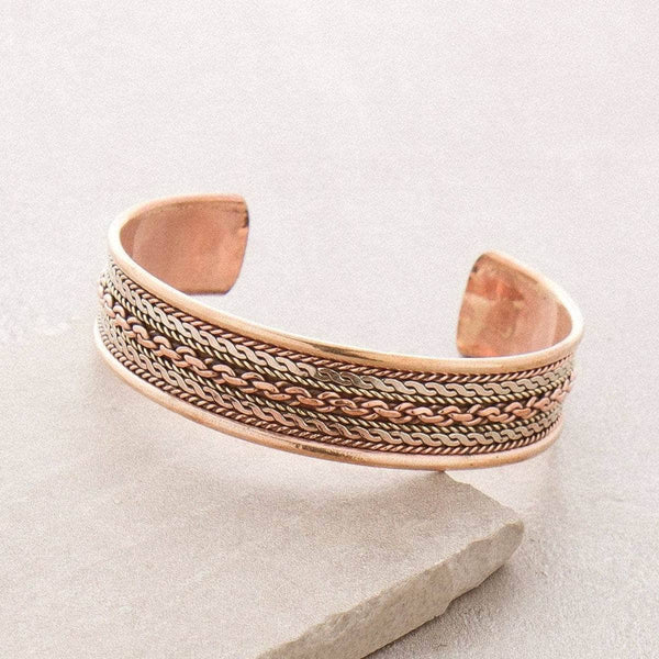 Tibetan Copper Handmade Bracelet - Healing Energy // Tiny Rituals